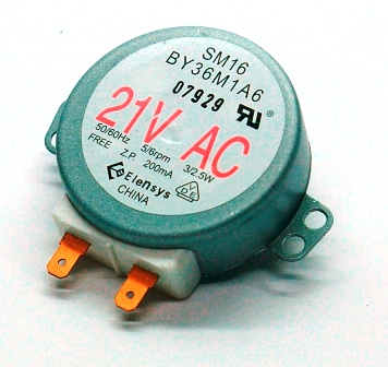 DREHTELLER-MOTOR DE3110154 21V 5/6rpm Elensys SM16BY36M1A6 f ...